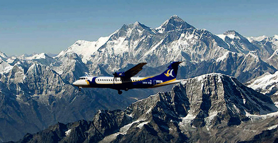 Everest-Flight-from-Kathmandu - Excellent Himalaya Trek & Expedition