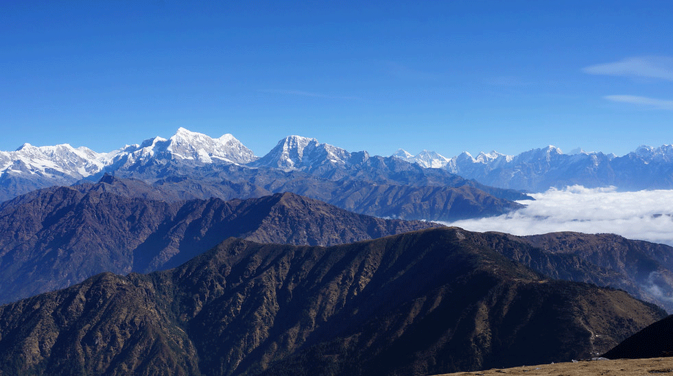 View-from-Pikey-Peak-Trek - Excellent Himalaya Trek & Expedition